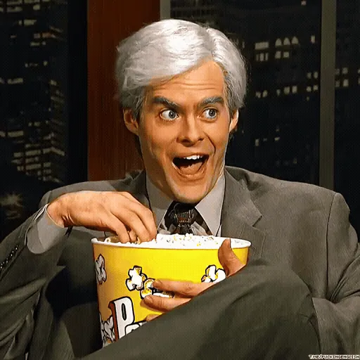 Eating Popcorn - Compilations of Whatsapp Stickers