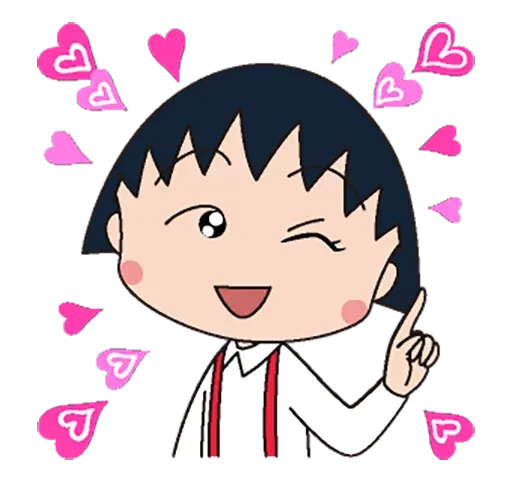 Chibi Maruko-chan - Sticker pack for WhatsApp