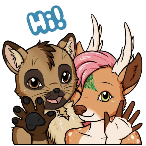 Max Marten and Lilly Doe - Sticker pack for WhatsApp