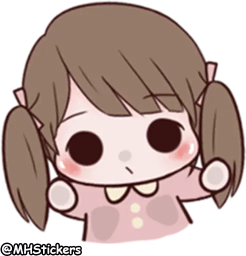 @MHStickers Chubby Girl 1 - Sticker pack for WhatsApp