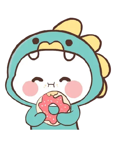 Mochi Dino • @GreySunders - Sticker pack for WhatsApp