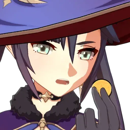 Mona by @Genshiin_Impact - Sticker pack for Telegram