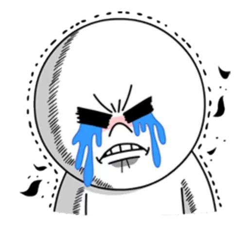 Moon - Mad Angry Edition - Sticker pack for WhatsApp