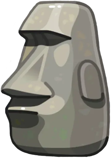 Камни @moyai_stones - Sticker pack for WhatsApp