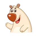 Waving Bear - Compilations of Whatsapp Stickers