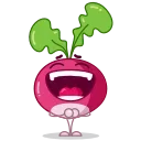 Radical Radish - Sticker pack for WhatsApp