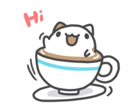 Foam Cat & Capoo @Nekosticker - Sticker pack for WhatsApp