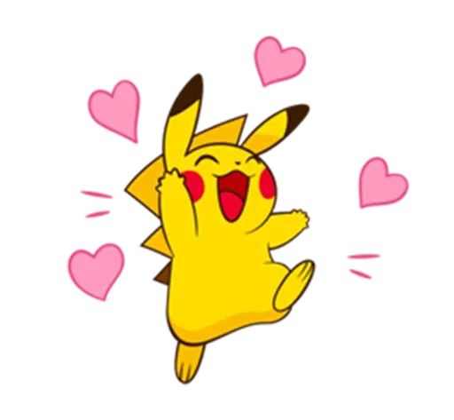 Pikachu's Lively Voiced Stickers ♪ @Nekosticker - Sticker pack for WhatsApp