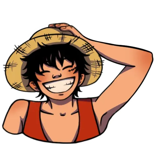 One Piece by @katalnitskayaaart - Sticker pack for WhatsApp