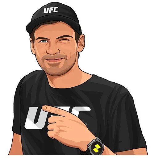 PARIMATCH + UFC - Sticker pack for WhatsApp
