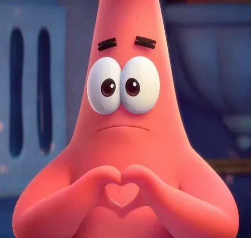 𖥨 ࣪˖ ( Patrick star ) ˃ᴗ˂ @aestheticstikerpack - Sticker pack for Telegram