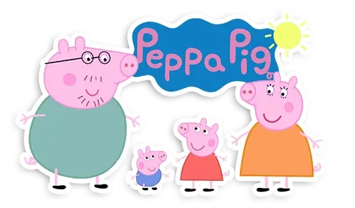 Peppa Pig (@StickerPol) - Sticker pack for Telegram