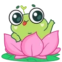 Pip frog (@tgsticker) - Sticker pack for WhatsApp