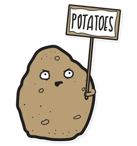 Potatoes - Sticker pack for WhatsApp