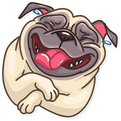 Pug Power - Sticker pack for WhatsApp