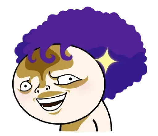 Purple Meme Face • @GreySunders - Sticker pack for Telegram