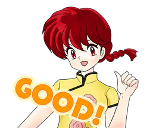 Ranma 1/2 - Sticker pack for WhatsApp