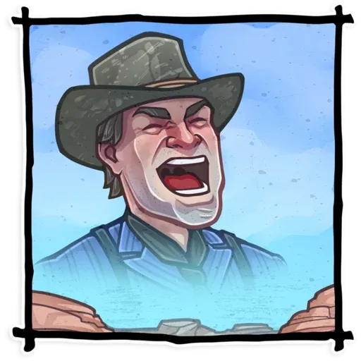 Red Dead Redemption - Sticker pack for WhatsApp