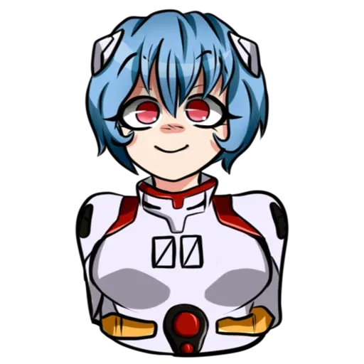 Rei by @lewdyoba - Sticker pack for WhatsApp