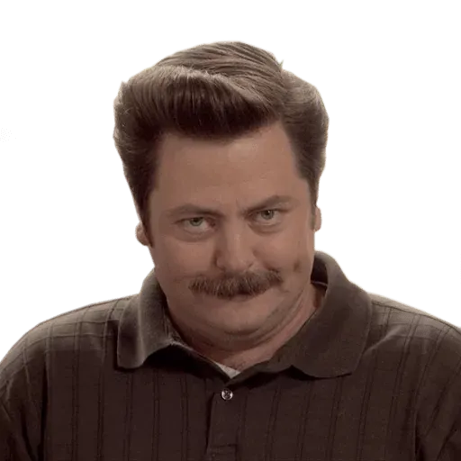 Ron Swanson - Sticker pack for WhatsApp