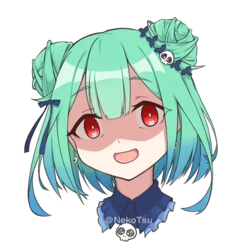 Rushia Uruha | @NekoTsu - Sticker pack for Telegram
