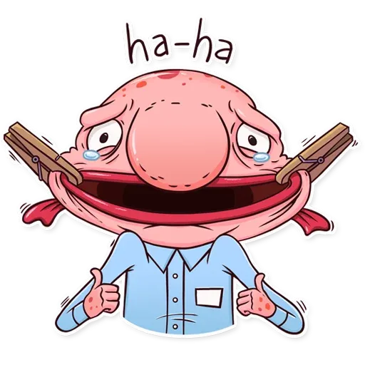 Sad Blobby - Sticker pack for WhatsApp