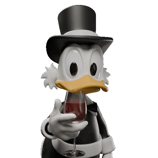 Scrooge @McDuck - Sticker pack for WhatsApp