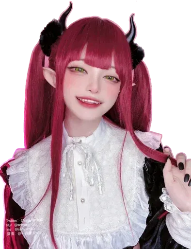 Cosplay (senyamiku) @Anak_kucing_stiker - Sticker pack for WhatsApp