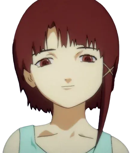 Serial Experiments Lain - @animevanitasita - Sticker pack for Telegram