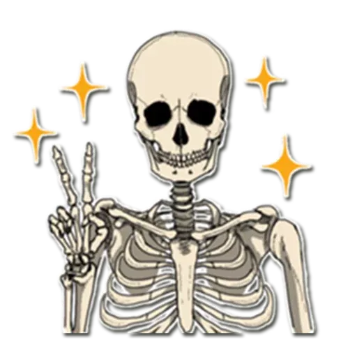 Skeleton Bob / By OsmerOmar - Sticker pack for Telegram