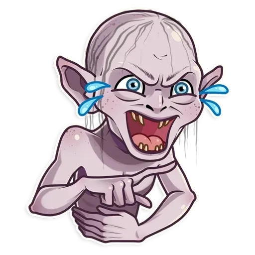 Gollum - Sticker pack for WhatsApp