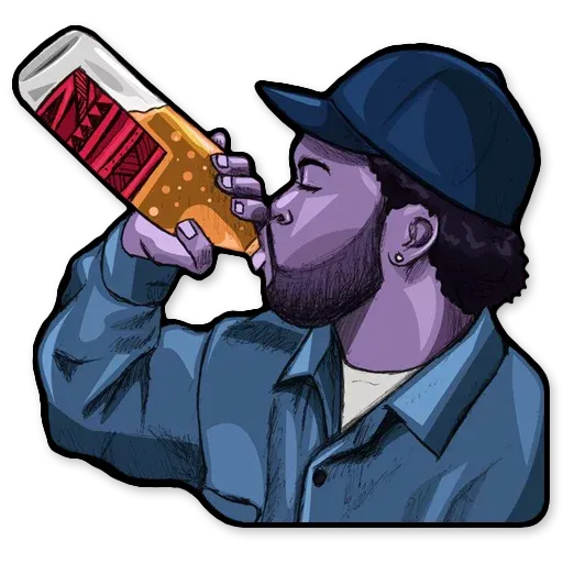 HOOD @RAPMUSICTIME - Sticker pack for WhatsApp