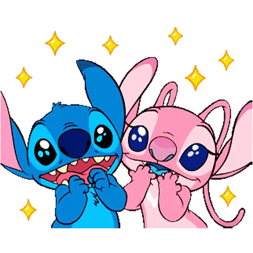 Stitch And Angel - Compilations of Whatsapp Stickers