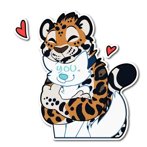 Cuddle - Sticker pack for Telegram