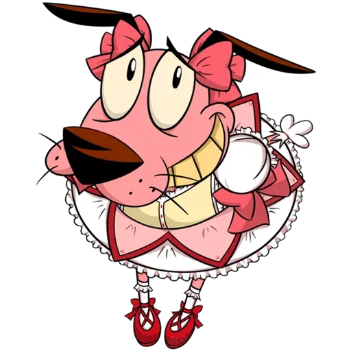 Courage The Cowardly Dog - Sticker pack for WhatsApp