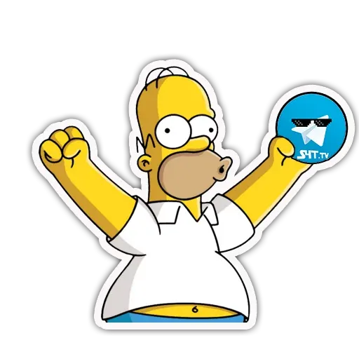 The Simpsons #2 - S4T.tv - Sticker pack for WhatsApp
