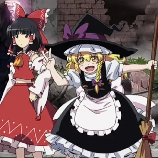 Touhou Screenshots of Phantasm (by @LemonDIm0n) - Sticker pack for WhatsApp