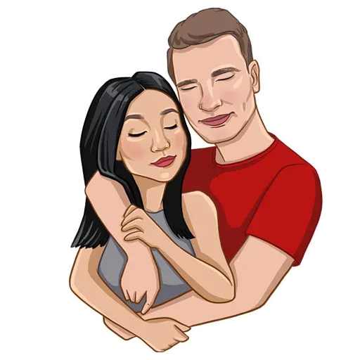 With love M&M - Sticker pack for Telegram