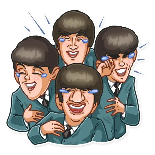 The Beatles - Sticker pack for WhatsApp